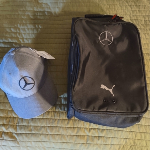 Puma | Accessories | Puma Bag And Hat Mercedes Logo | Poshmark